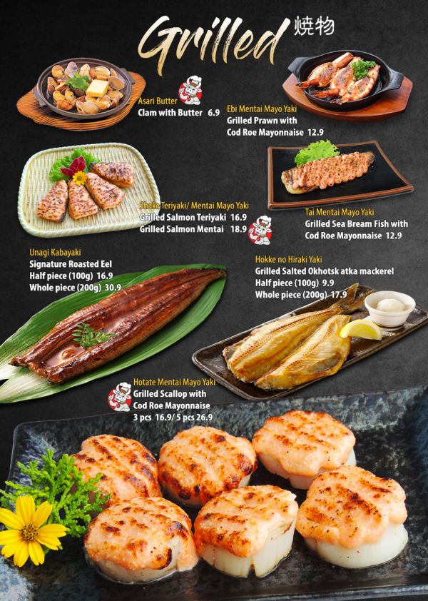 A la Carte Menu - Tenkaichi Japanese BBQ Restaurant