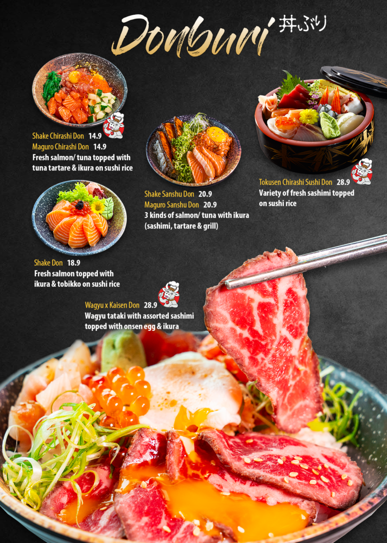 A la Carte Menu - Tenkaichi Japanese BBQ Restaurant